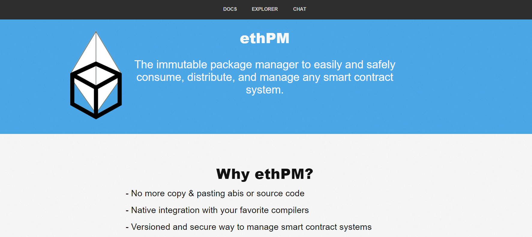 EthPM 以太坊开发包管理库