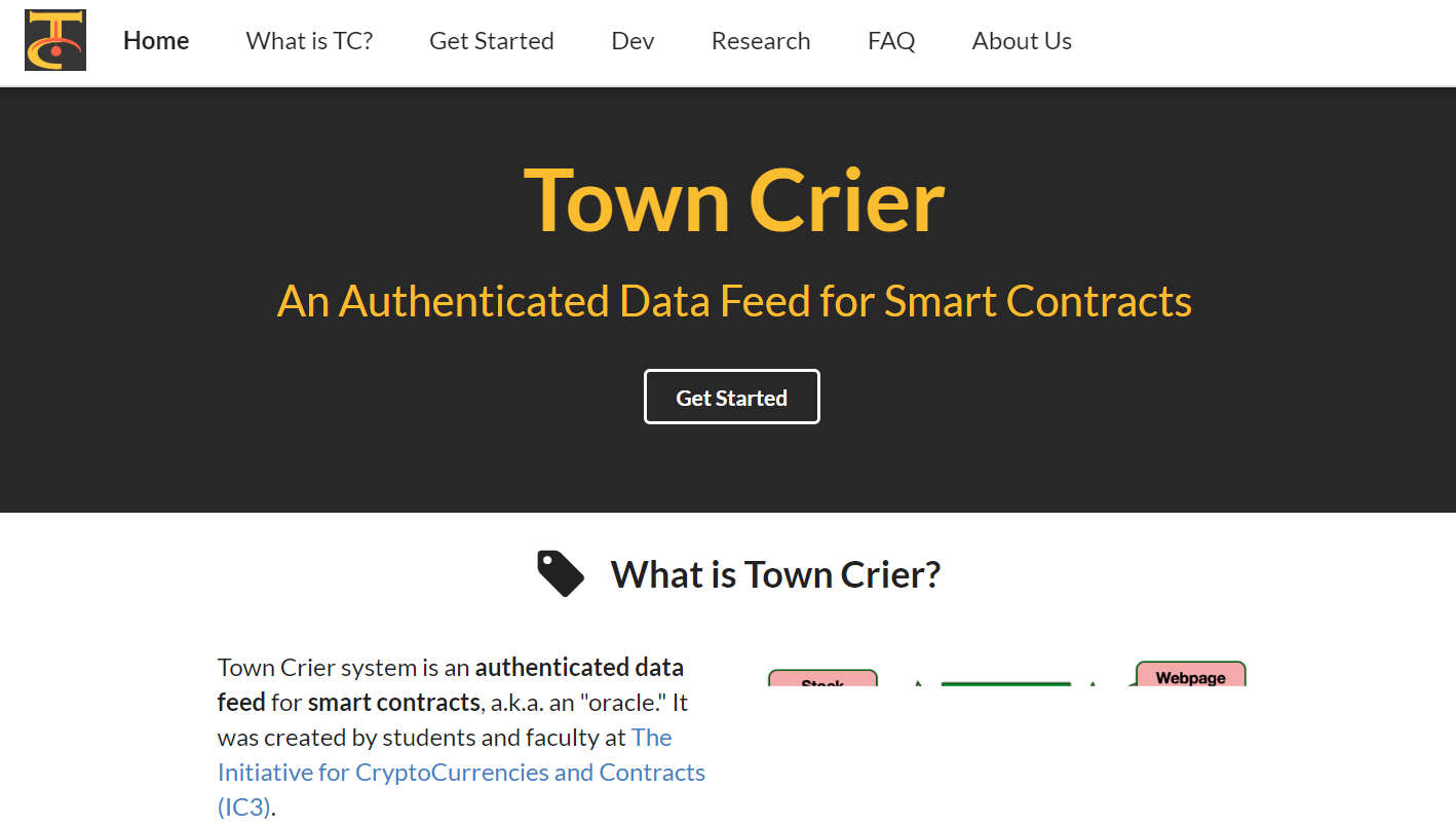 Town Crier基于TEE的预言机